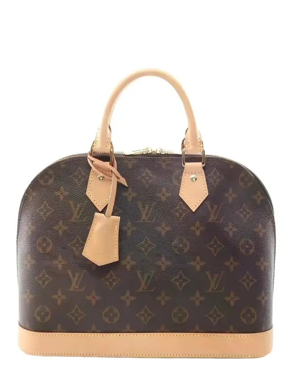 LOUIS VUITTON 2021 Alma Monogram Handbag - Brown