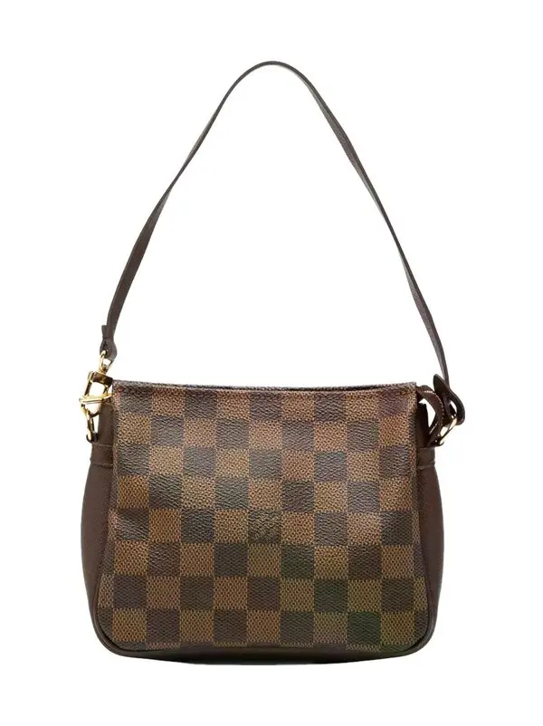 LOUIS VUITTON 2004 Damier Ebene Trousse Pochette - Brown