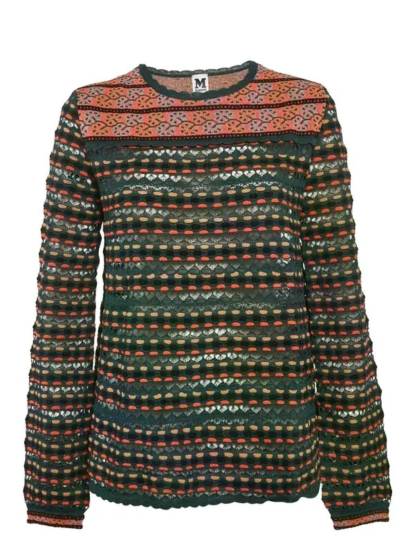 Missoni Pointelle Knit Top - Green