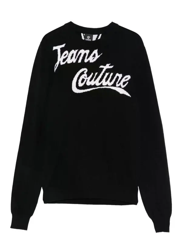 Versace 2005s Crew-neck Sweater - Black
