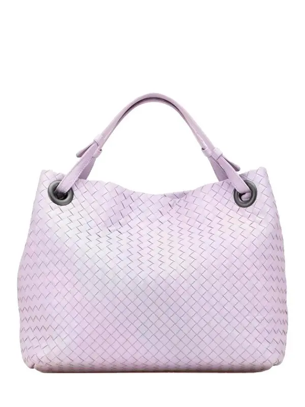 Bottega Veneta Medium Nappa Intrecciato Bella Tote Bag - Purple