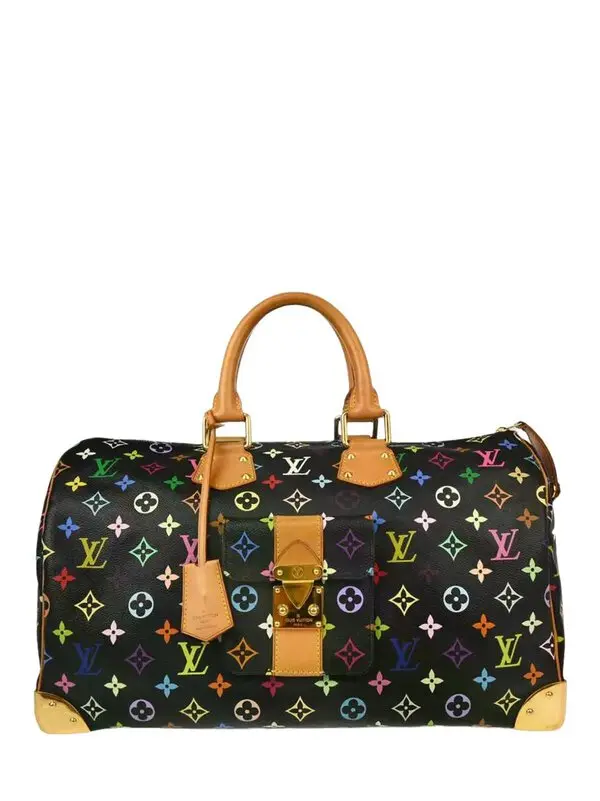 LOUIS VUITTON X Takashi Murakami Monogram Speedy 40 Handbag - Black