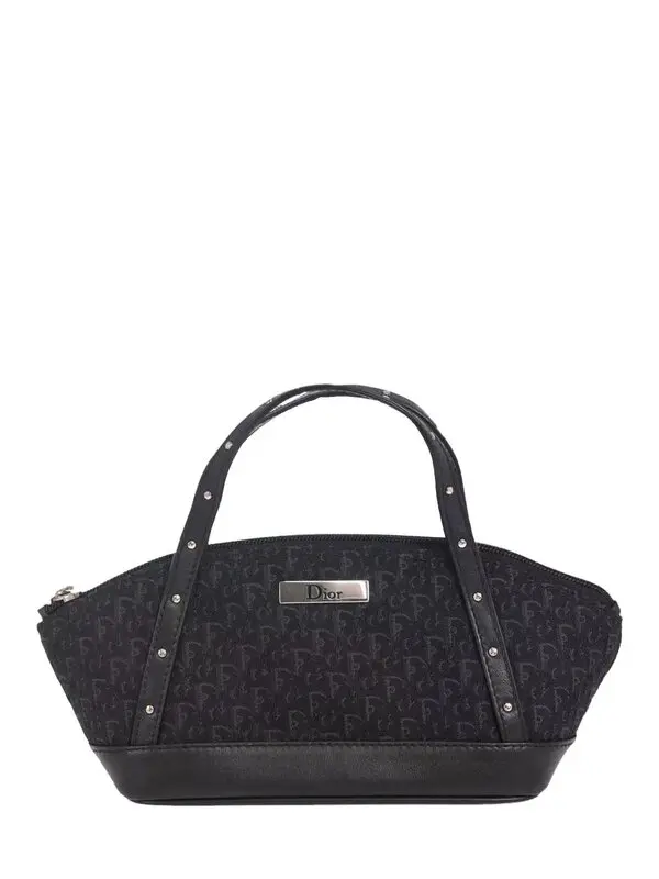 Dior 2003 Trotter Street Chic Handbag - Black