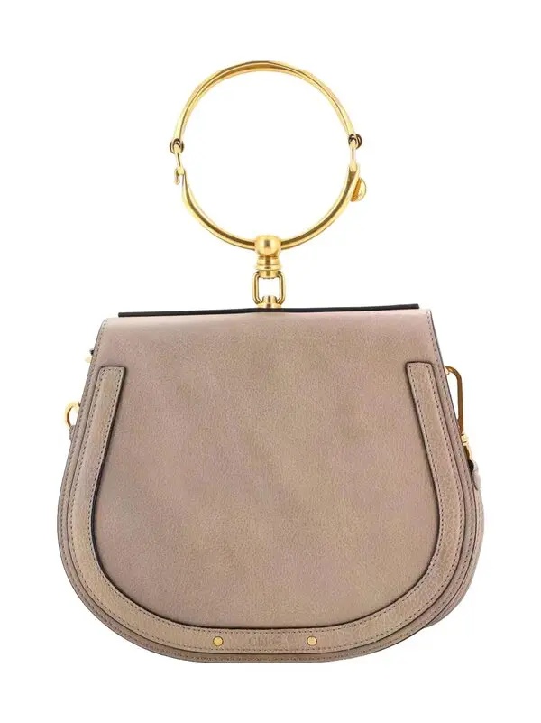 Chloé Nile Leather Medium Crossbody Bag - Neutrals