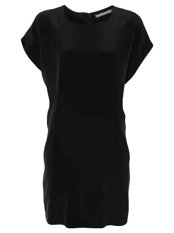 Balenciaga 2010s Silk Dress - Black