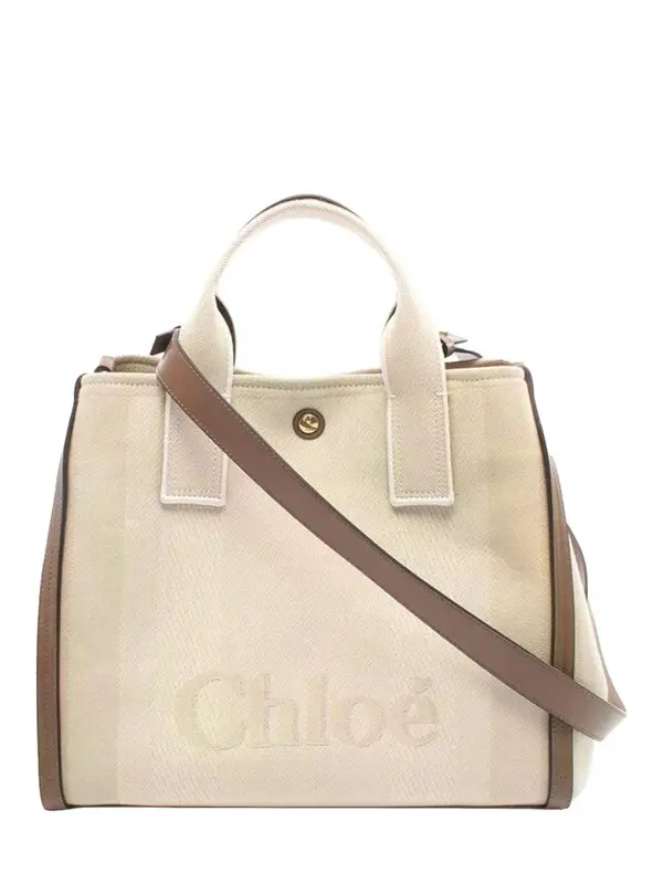 Chloé Pre-owned Canvas Carry Satchel - Brown