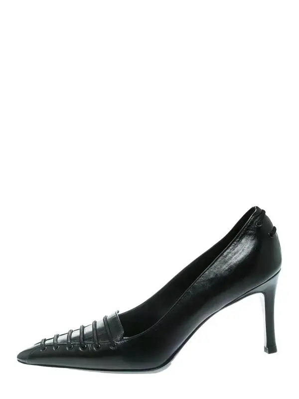 Gucci 80mm Pointed-toe Leather Pumps - Black