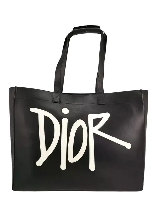 Dior X Stüssy D- Limited Edition Shopping Bag - Black