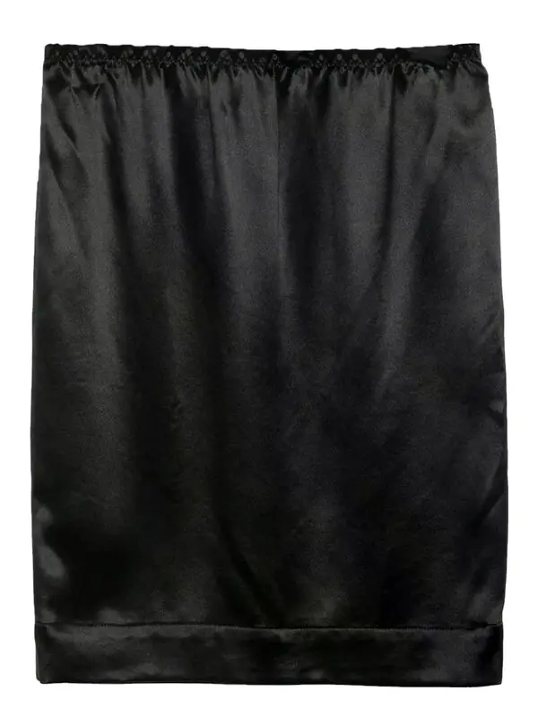 LANVIN 2009 Silk Mini Skirt - Black
