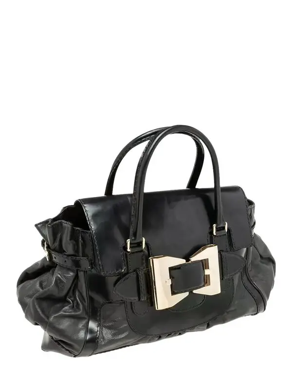 Gucci Leather Tote Bag - Black