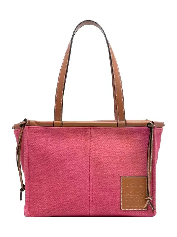Loewe Small Canvas Cushion Tote Bag - Pink