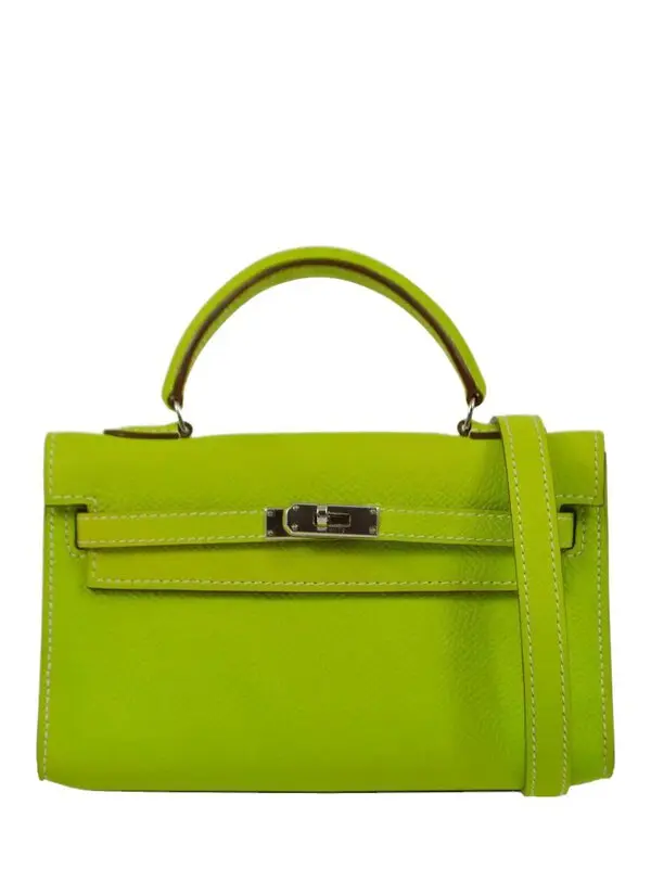 Hermès 2011 Tiny Kelly Two-way Handbag - Green