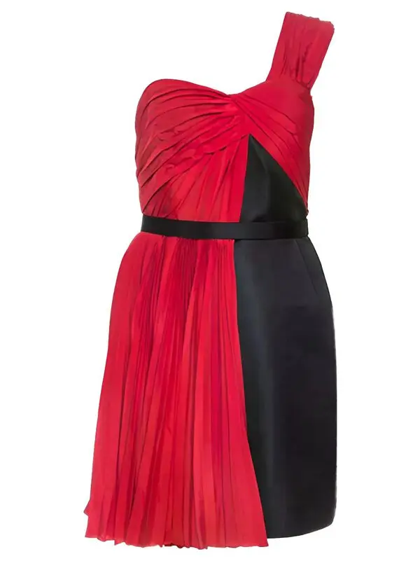 JASON WU One-shoulder Silk Dress - Red