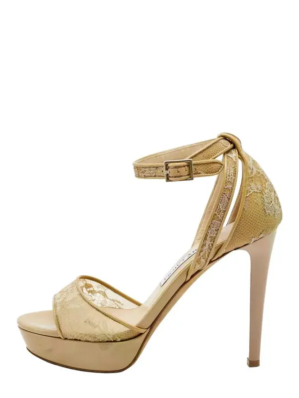 JIMMY CHOO 110mm Kayden Sandals - Neutrals