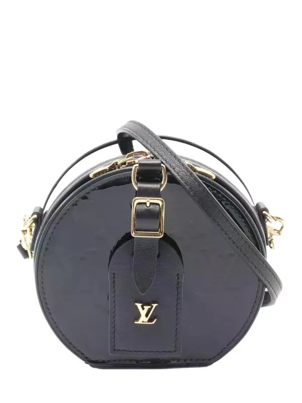 LOUIS VUITTON 2000s Leather Shoulder Bag - Black