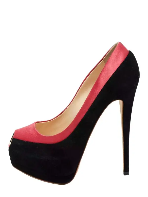 GIUSEPPE ZANOTTI 140mm Peep-toe Platform Pumps - Black
