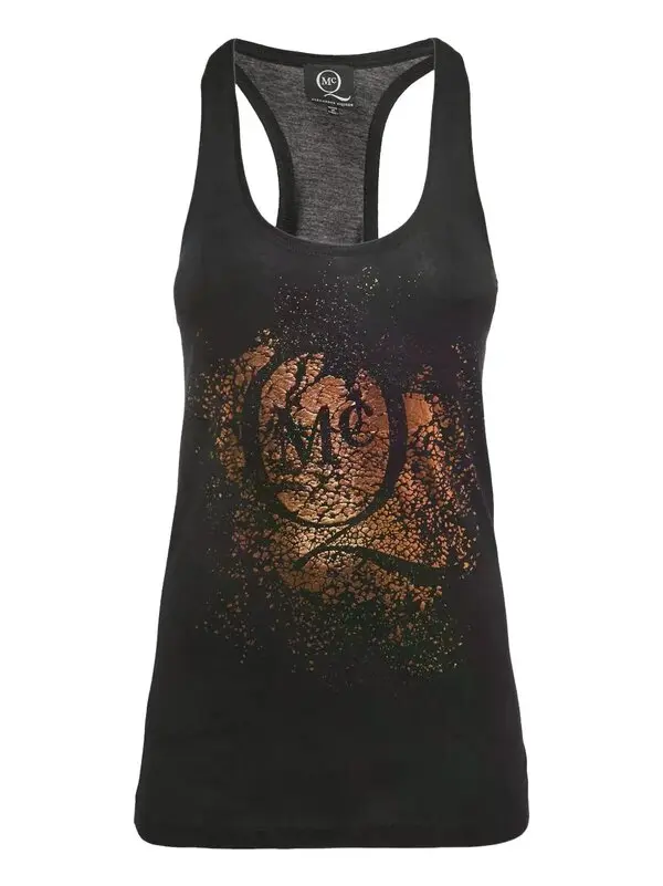 Alexander McQueen Logo-print Tank Top - Black