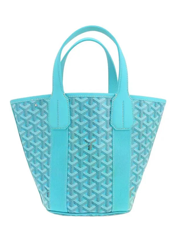 Goyard Belharra Leather Handbag - Blue
