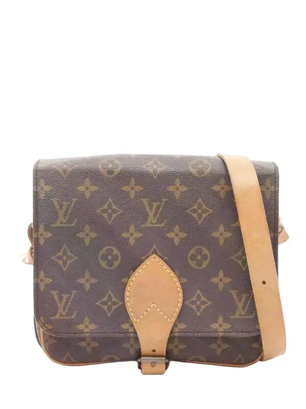 LOUIS VUITTON Cartesier Mm Monogram Shoulder Bag - Brown