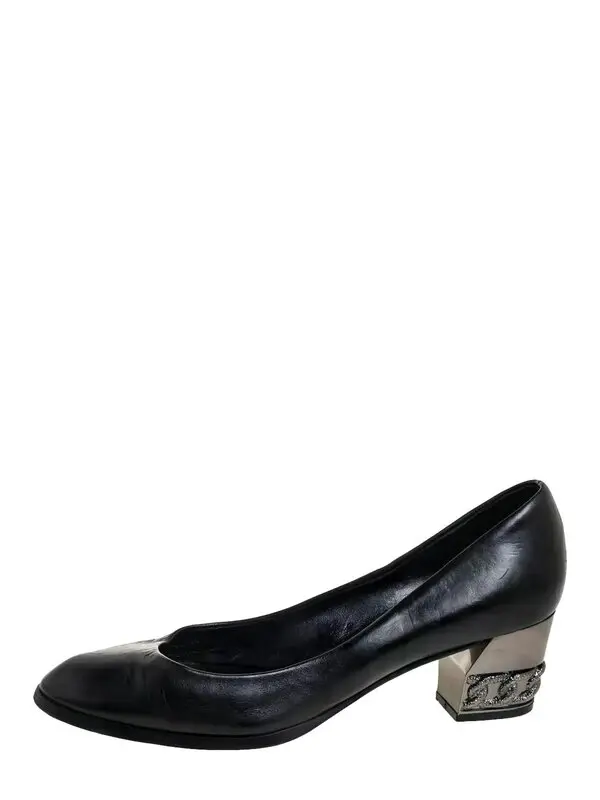 Casadei 50mm Leather Heeled Pumps - Black