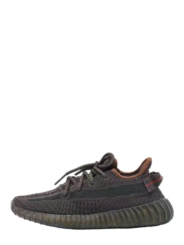 Yeezy Boost 350 Knitted Low-top Sneakers - Black