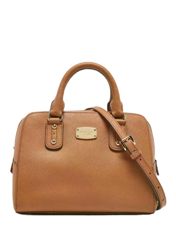 Michael Kors Saffiano Leather Tote Bag - Brown