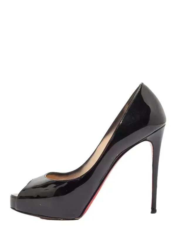 CHRISTIAN LOUBOUTIN 120mm Leather Pumps - Black