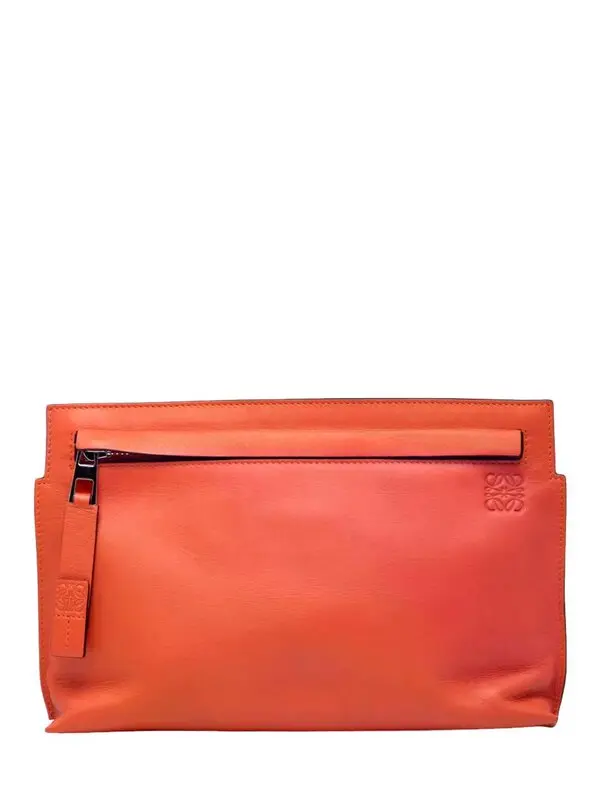 Loewe 2014 Mini Leather T Pouch - Orange