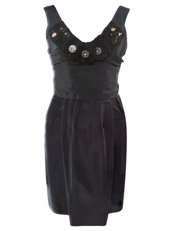 Marni Button-embellished Dress - Black