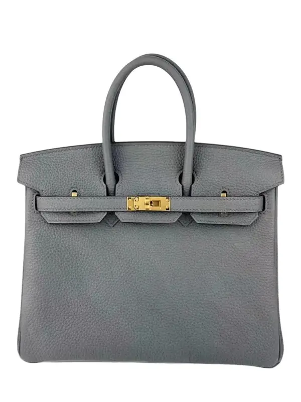 Hermès Birkin 25 Togo Gold-hardware Tote Bag - Grey