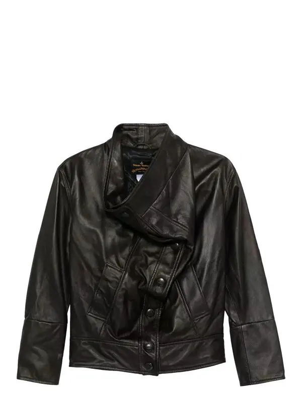VIVIENNE WESTWOOD 2012-2013 Leather Jacket - Brown
