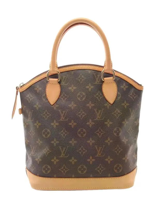 LOUIS VUITTON 2006 Lockit Monogram Handbag - Brown