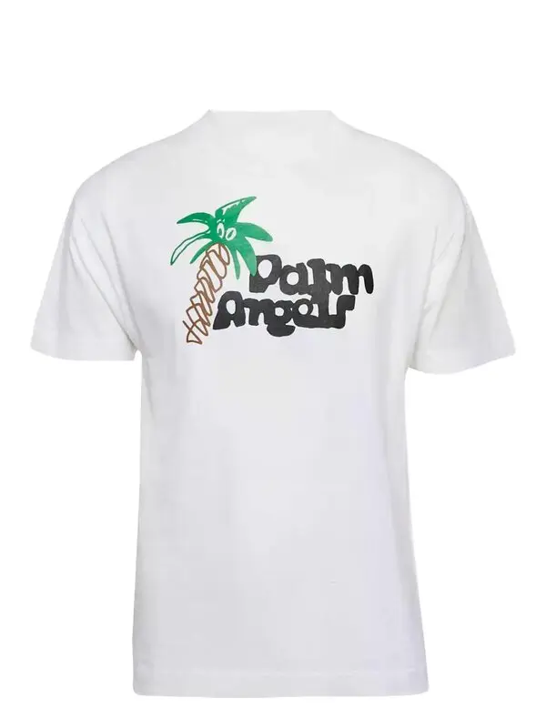 Palm Angels Logo-print T-shirt - White