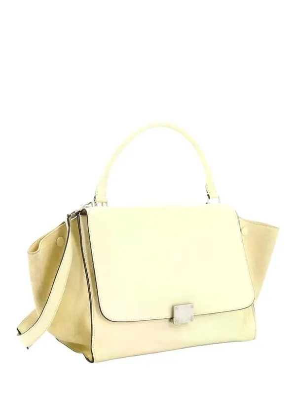 Celine Trapeze Satchel - Yellow
