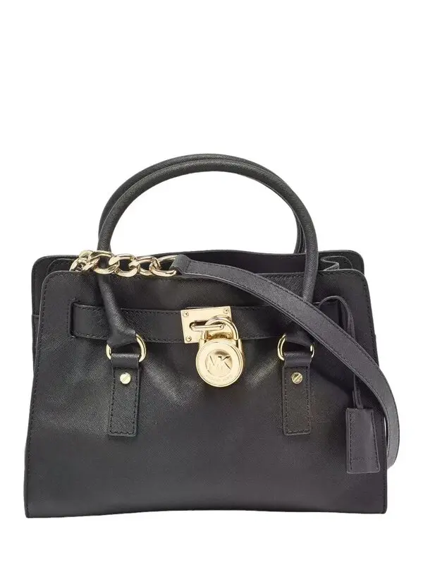 Michael Kors Leather Handbag - Black