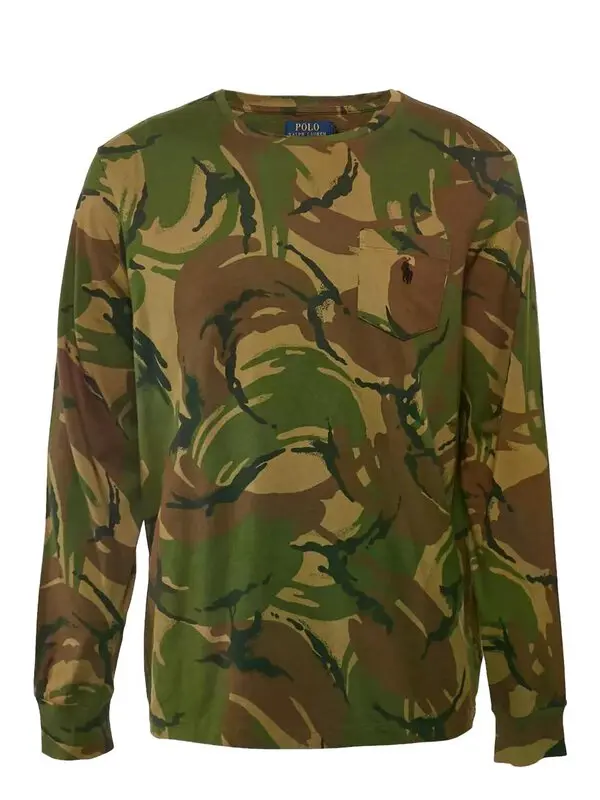 Polo Ralph Lauren Camouflage Long-sleeve T-shirt - Green