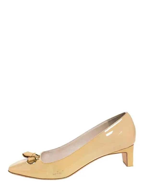 Dior Patent-finish Leather Pumps - Neutrals