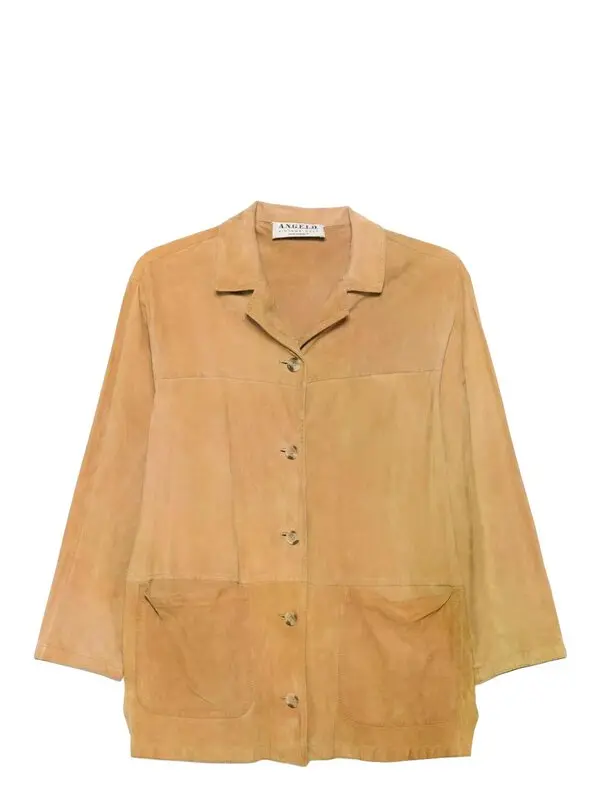A.N.G.E.L.O. VINTAGE CULT 2000s Suede Jacket - Neutrals
