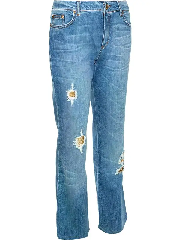 Roberto Cavalli Straight-leg Jeans - Blue
