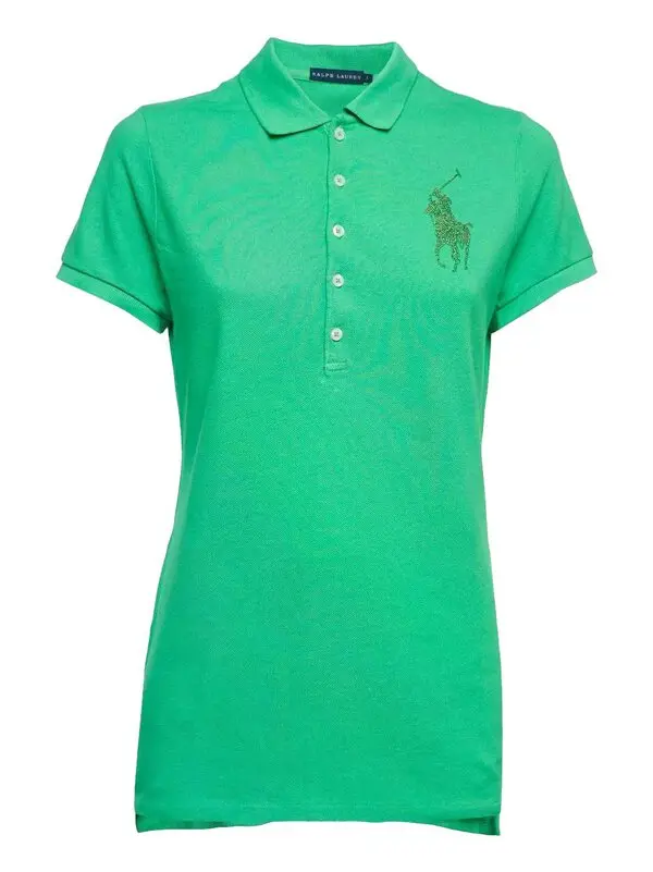 Polo Ralph Lauren Vintage Big Polo Cotton Polo Shirt - Green