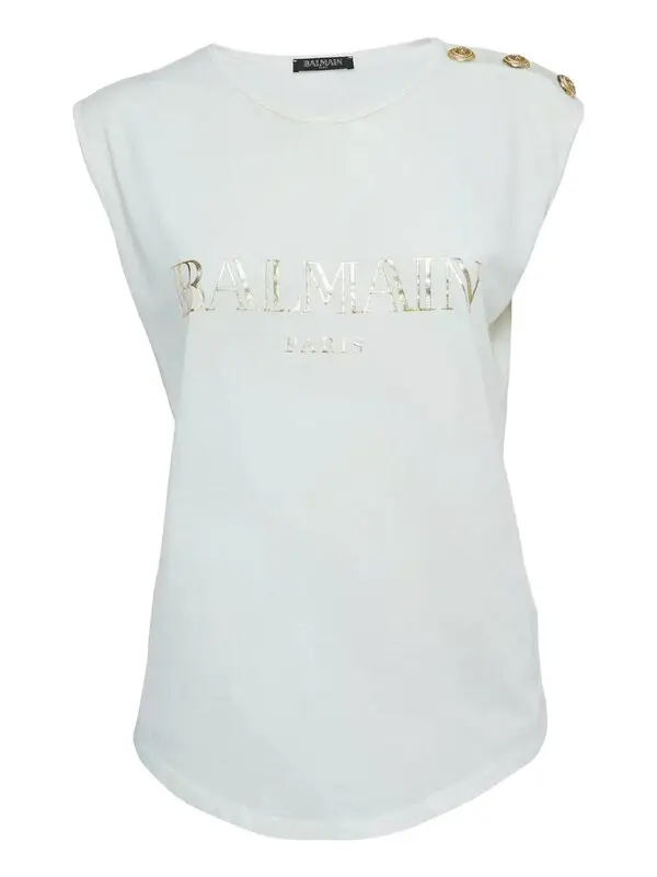 Balmain Logo-print T-shirt - White