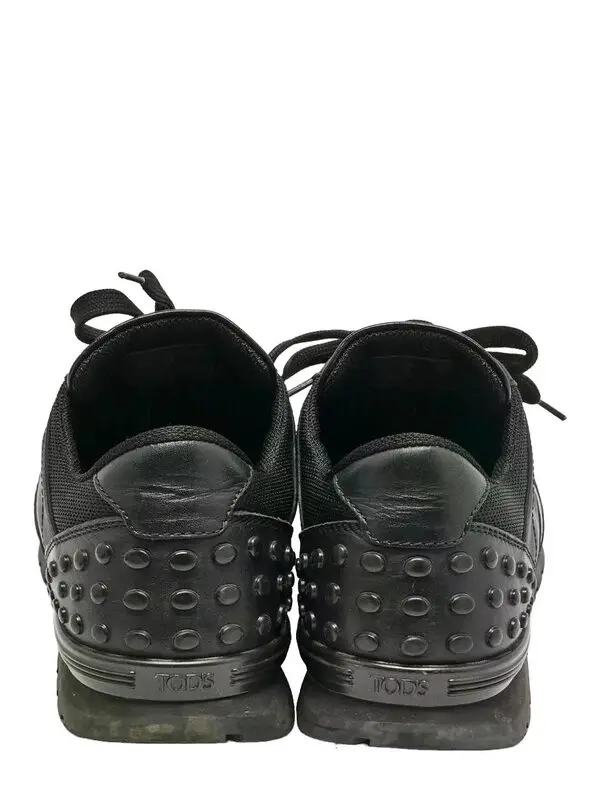 TOD'S Leather Low-top Sneakers - Black