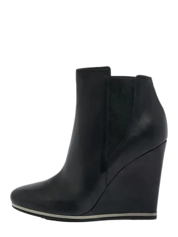 LE SILLA 110mm Wedge Ankle Boots - Black