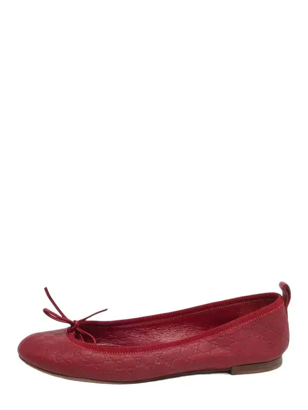 Gucci Microssima Ballet Flats - Red