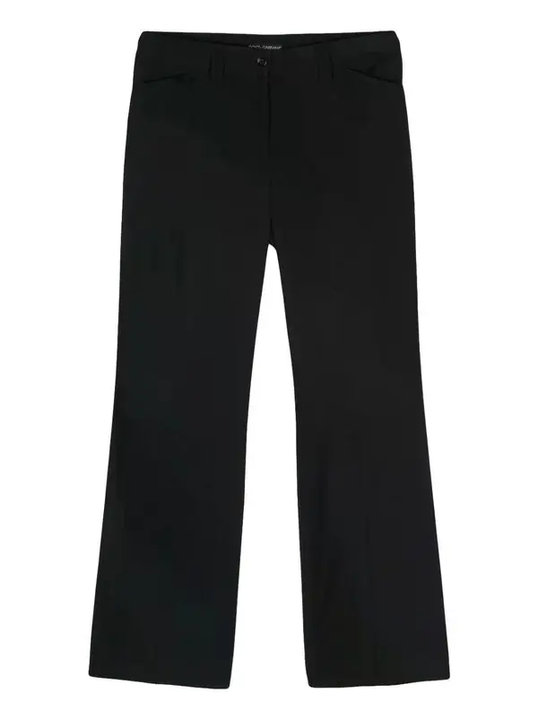 Dolce & Gabbana 2000s Straight-leg Tailored Trousers - Black