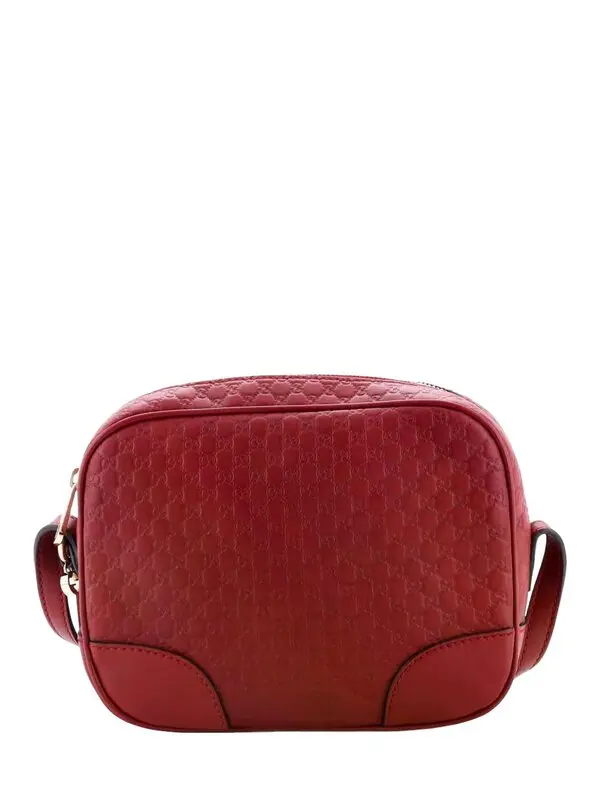 Gucci Bree Disco Microissima Leather Mini Crossbody Bag - Red