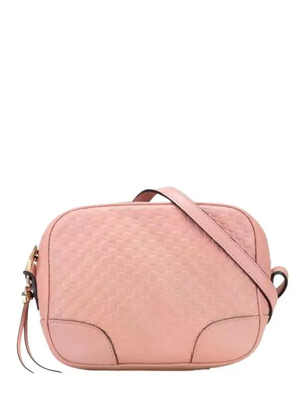 Gucci Microssima Bree Crossbody Bag - Pink