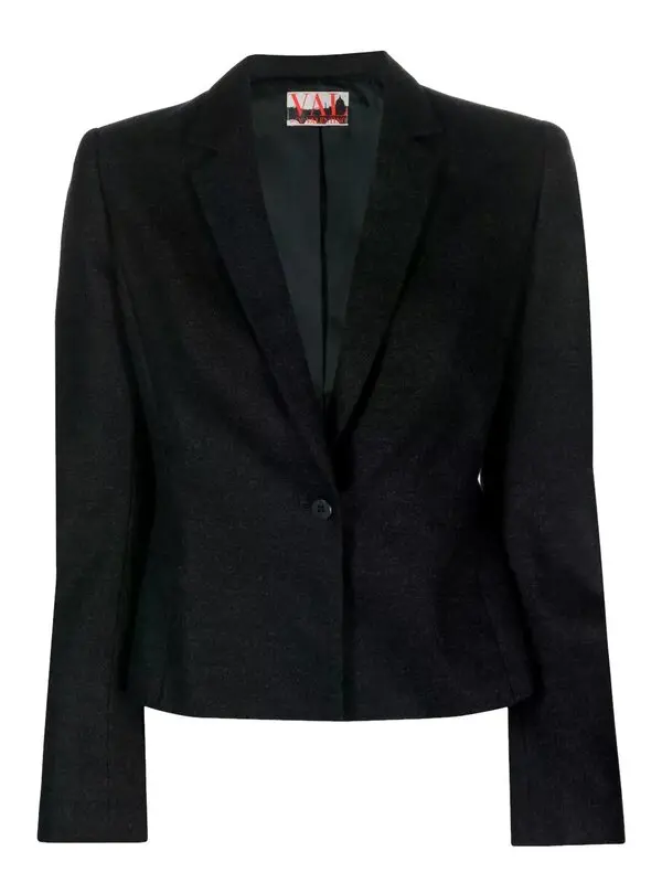 Valentino Garavani 1990s Wool-blend Jacket - Grey
