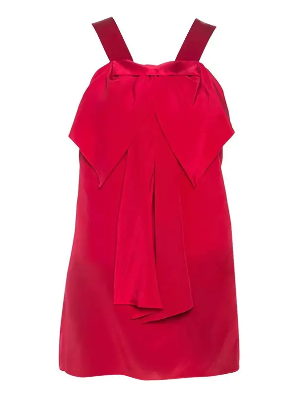 Prabal Gurung Bow-detail Sleeveless Top - Red