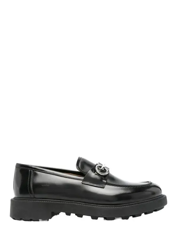 FERRAGAMO Galles Loafers - Black